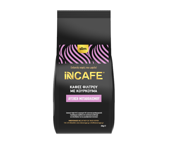 iNCAFE Slim καφές φίλτρου 250gr | iNBEVERAGES | Βιολειτουργικός καφές ...