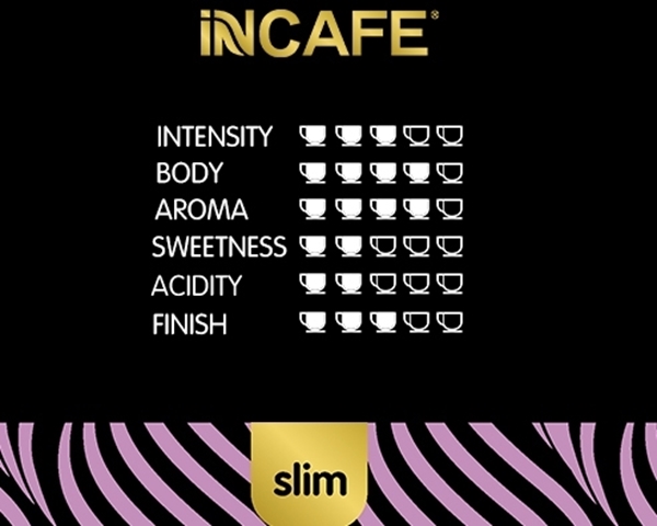 iNCAFE 'Slim' espresso coffee, 25 Nespresso comp. capsules ...